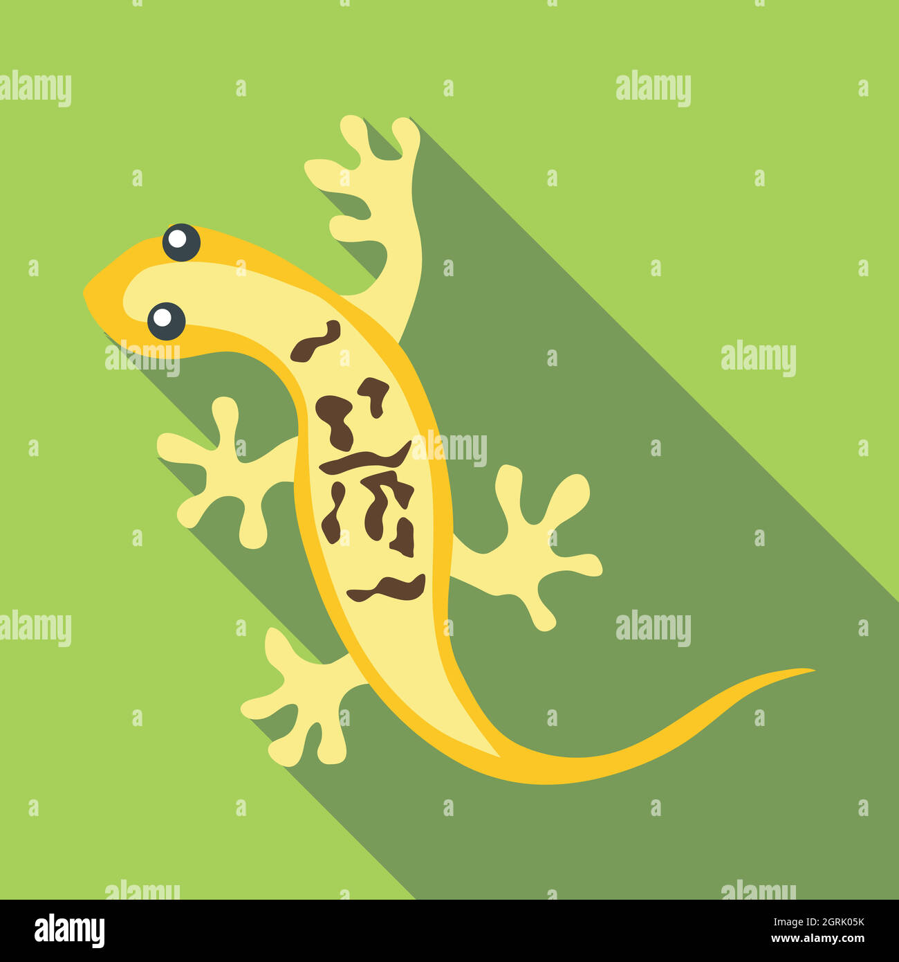 Little lizard icon, flat style Stock Vector Image & Art - Alamy
