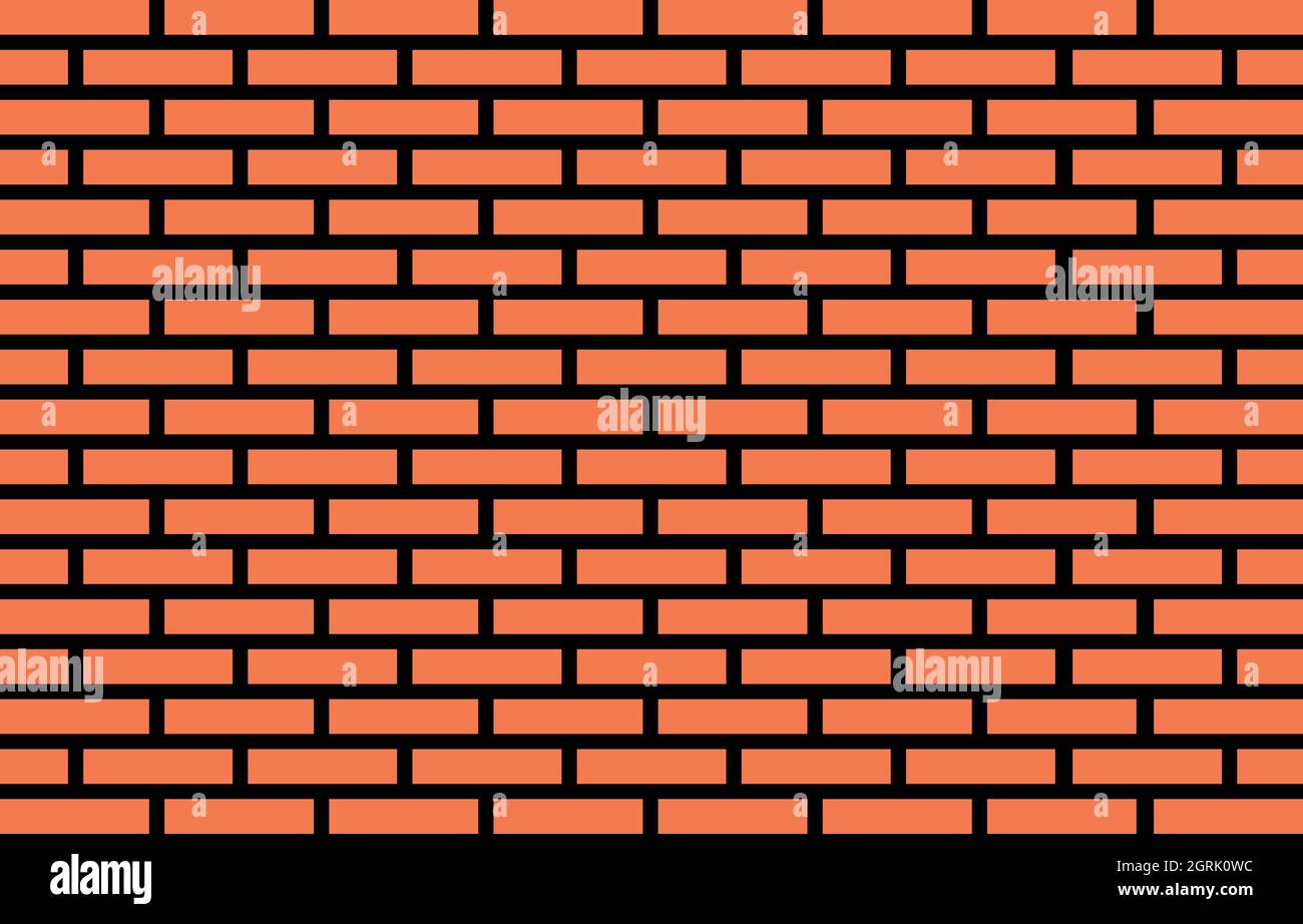 Brick wall blocks masonry architectural background texture Stock Vector ...