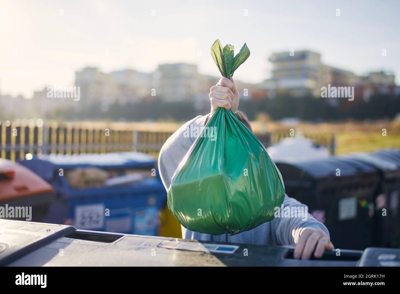 Bag garbage hi-res stock photography and images - Alamy