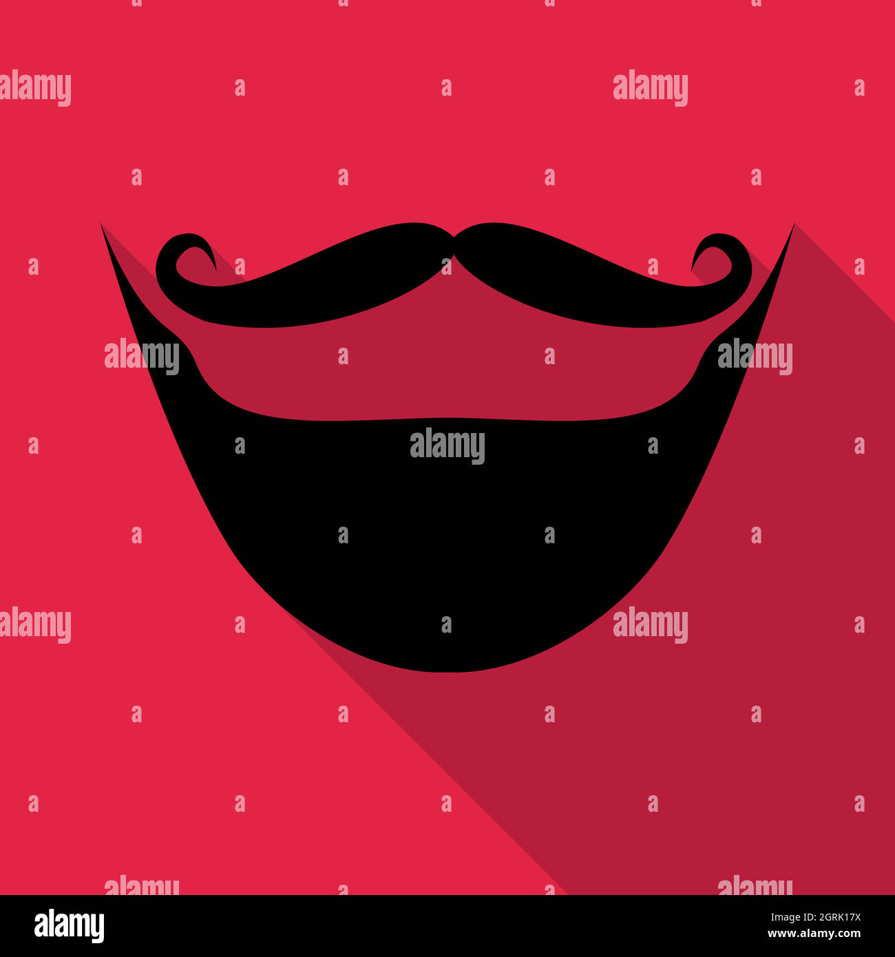 Comedy moustache Stock Vector Images - Alamy