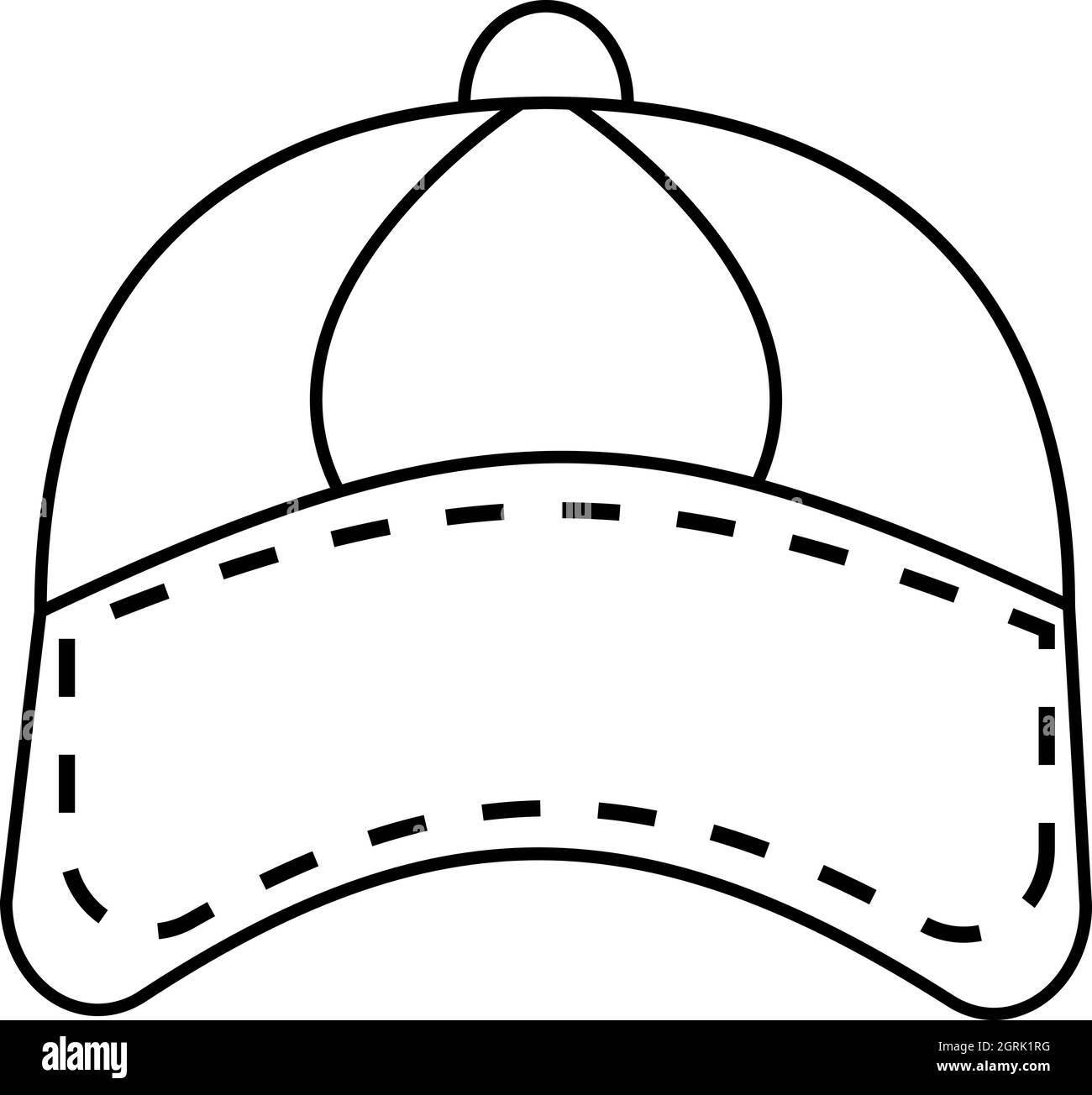 Cap icon, outline style Stock Vector Image & Art - Alamy