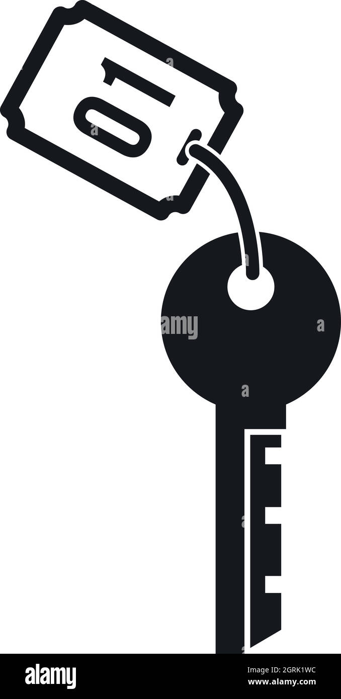 Hotel key icon, simple style Stock Vector Image & Art - Alamy