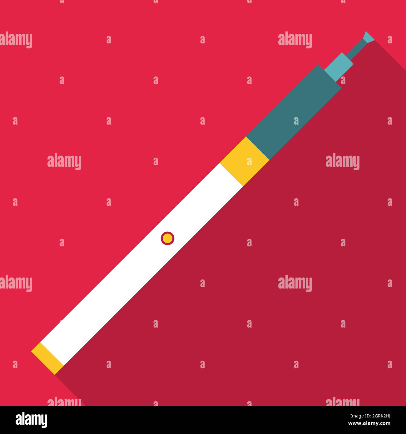 Syringe flat icon logo hi-res stock photography and images - Alamy