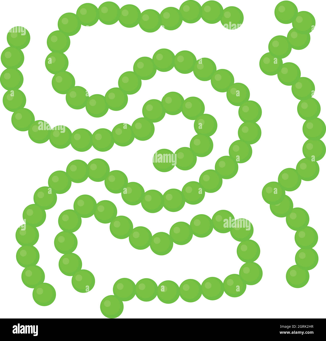 Cartoon germ disease molecule Cut Out Stock Images & Pictures - Alamy