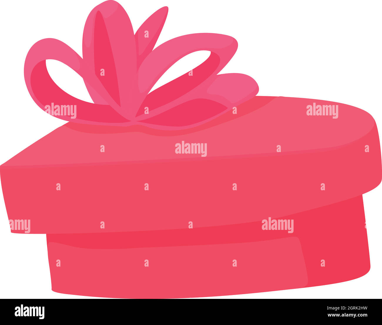 Open heart shaped gift Stock Vector Images - Alamy