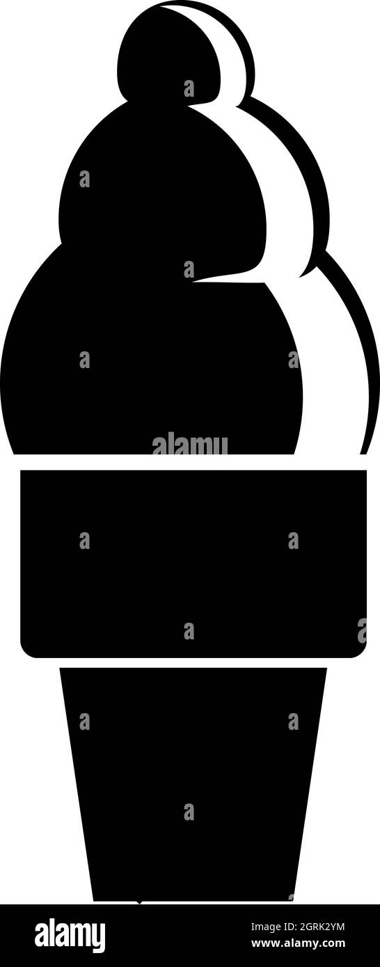 Ice cream stick simple Black and White Stock Photos & Images - Alamy