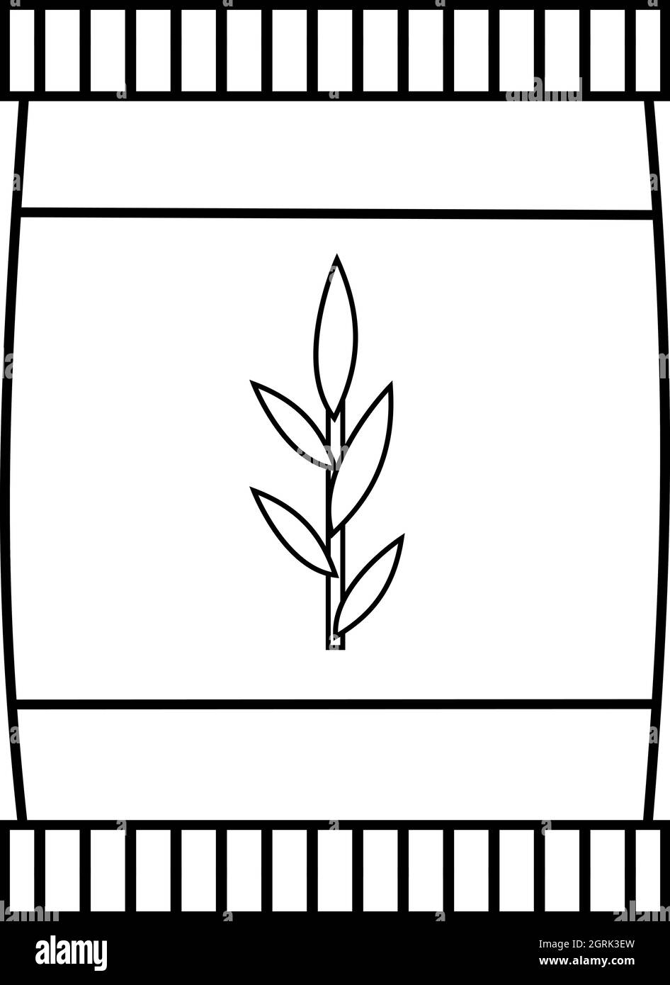 Plastic bottle icon outline style Black and White Stock Photos & Images ...