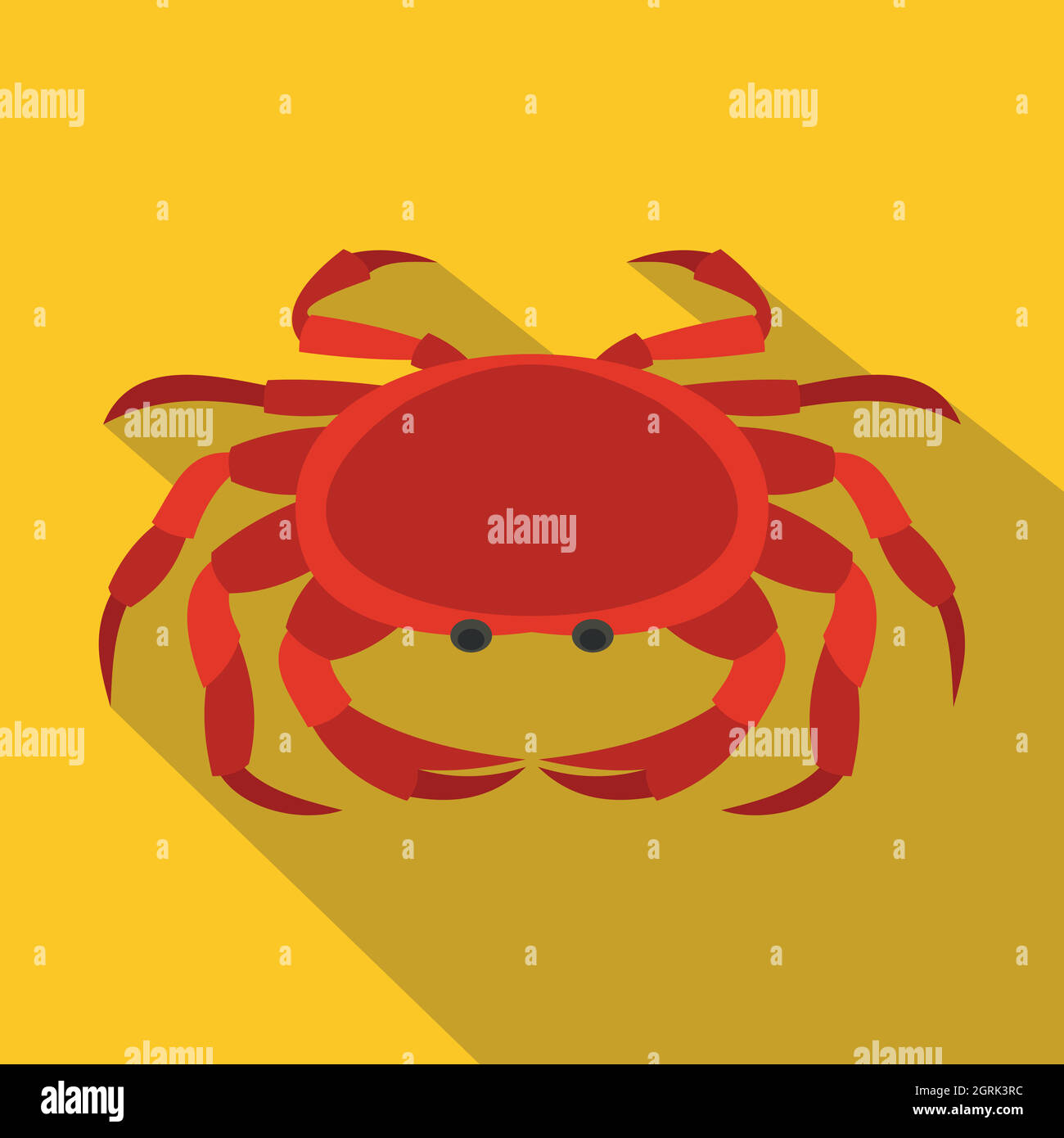 Big red crab icon, flat style Stock Vector Image & Art - Alamy Big red crab icon, flat style Stock Vector Image & Art - Alamy