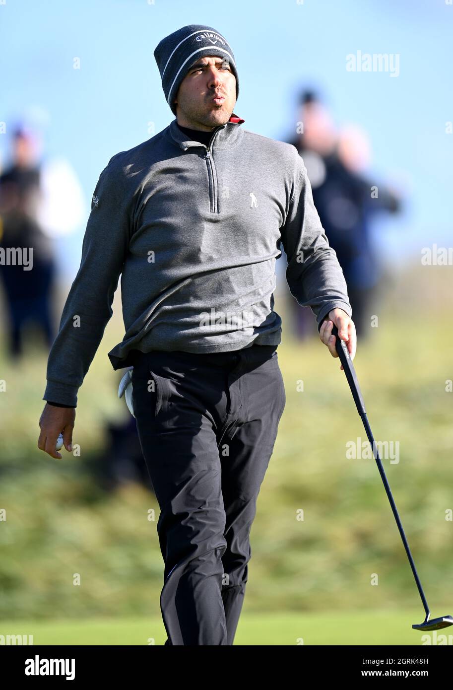 Spain's Javier Ballesteros during day two of the Alfred Dunhill Links ...