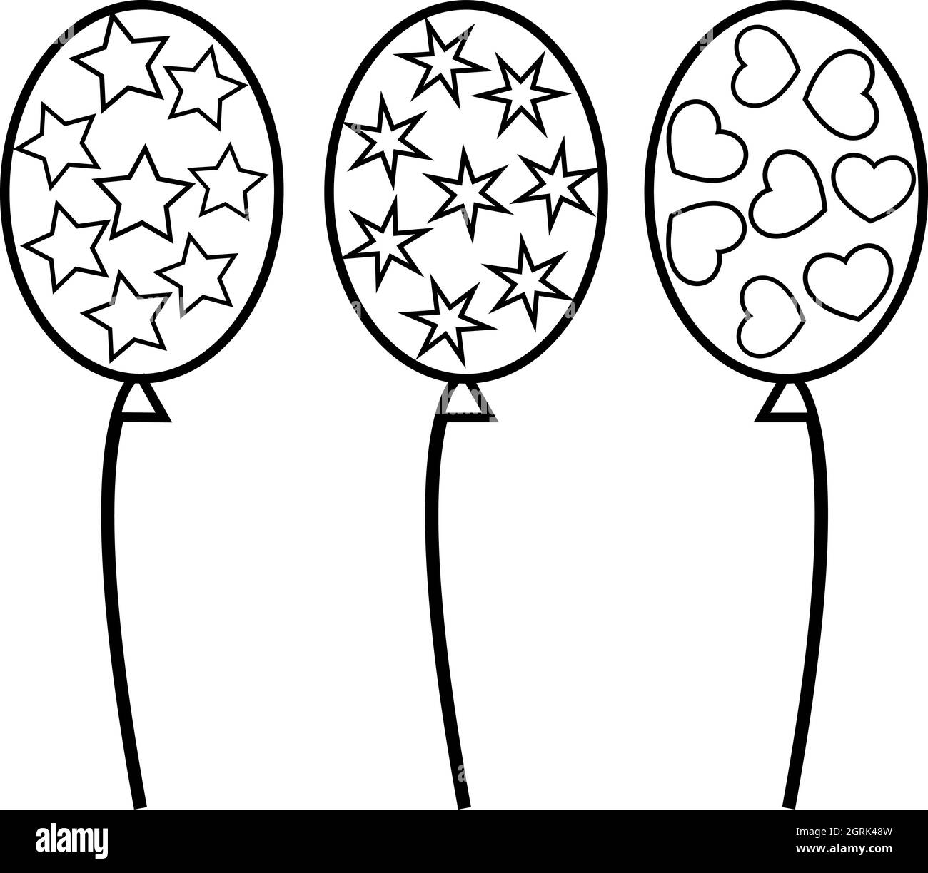 Balloons with logo Black and White Stock Photos & Images - Alamy