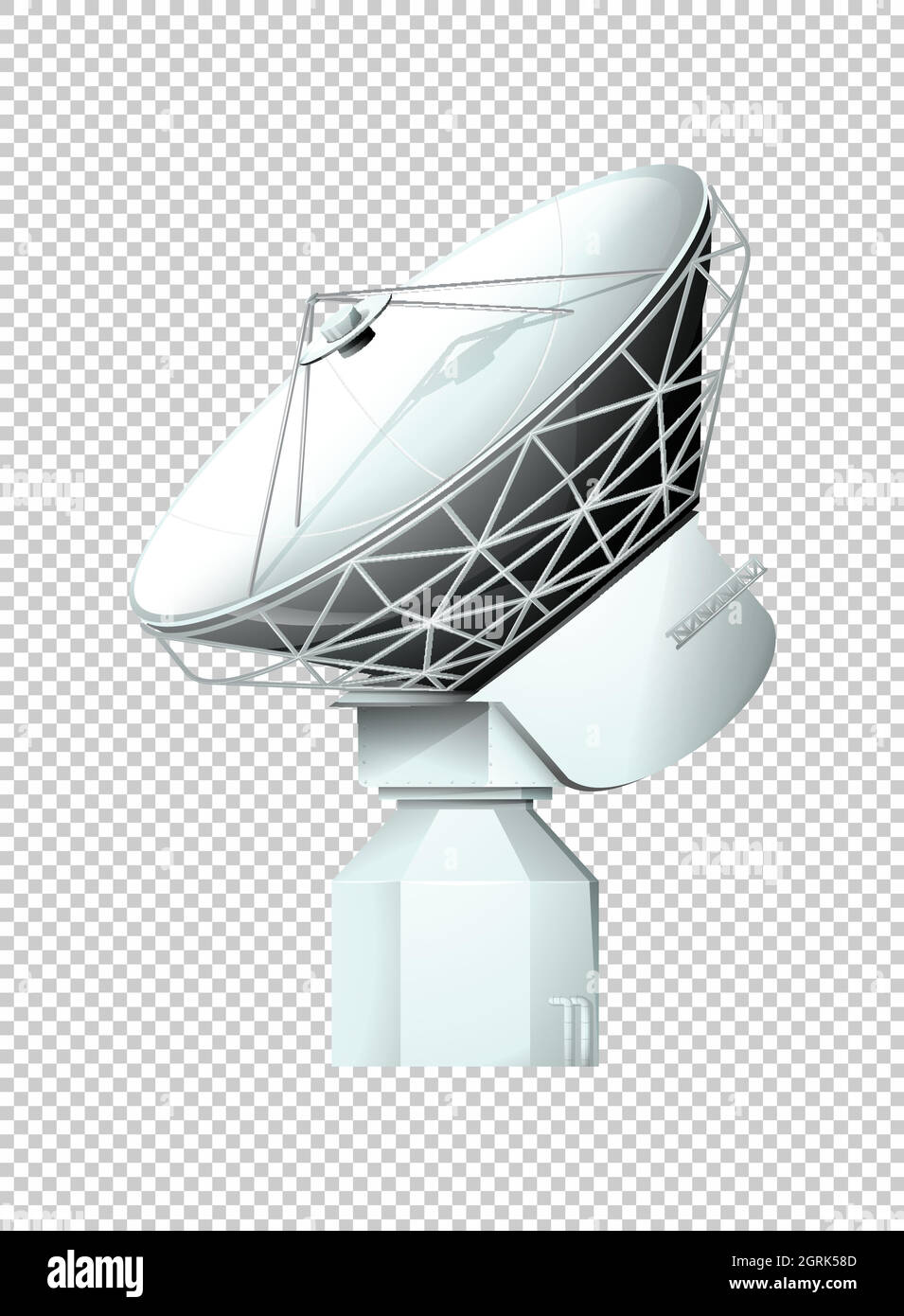 Modern satellite on transparent background Stock Vector Image & Art - Alamy