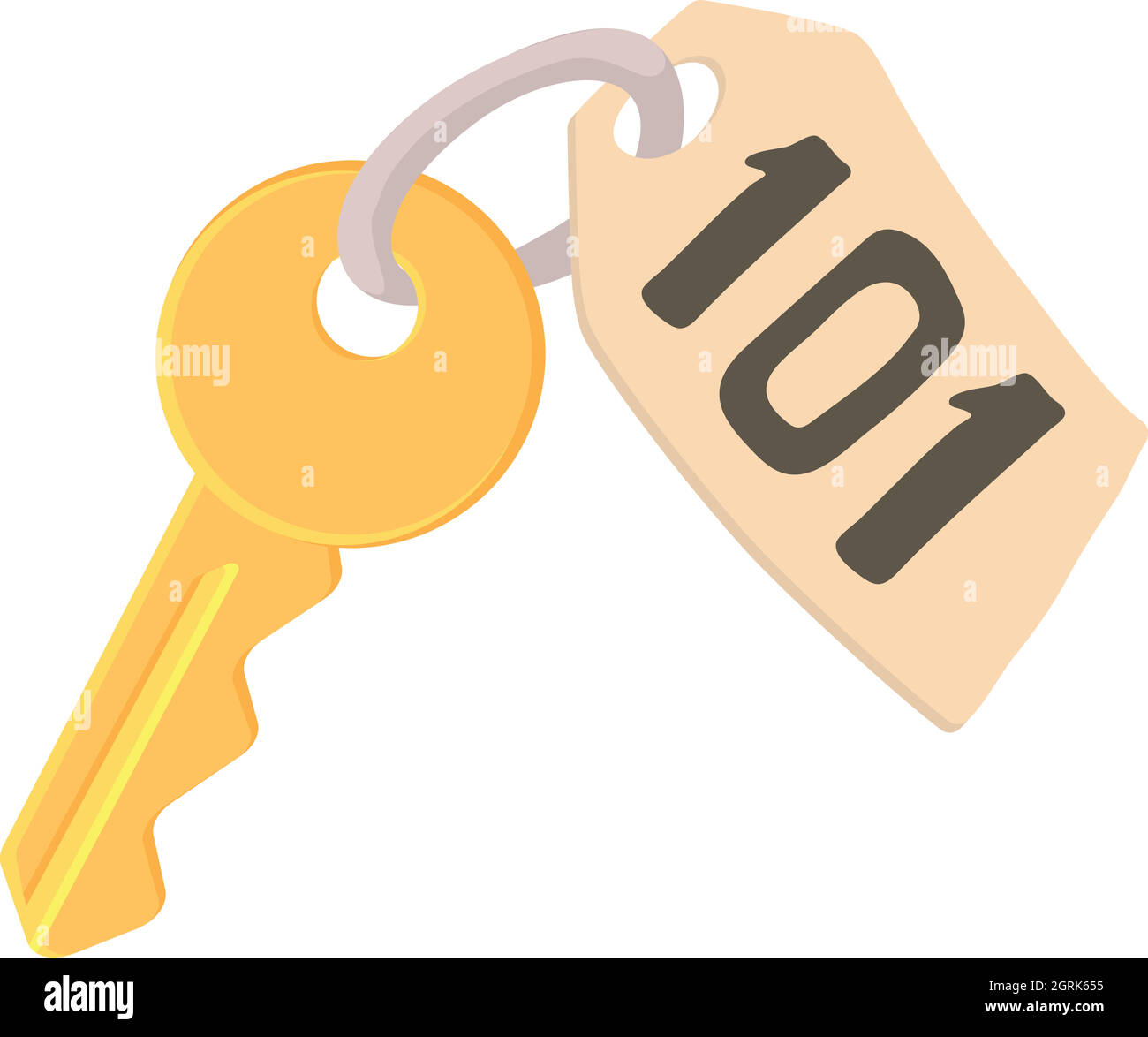 Hotel room isolated cartoon Cut Out Stock Images & Pictures - Alamy