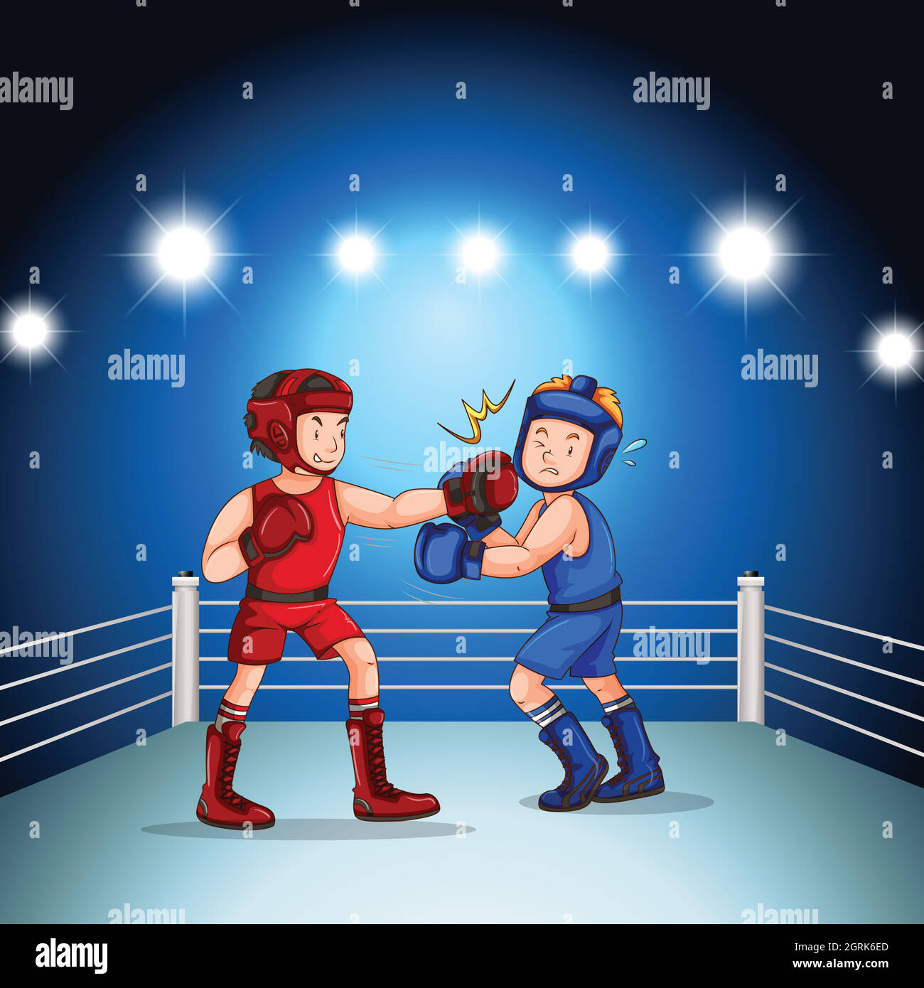 Boxing ko Stock Vector Images - Alamy