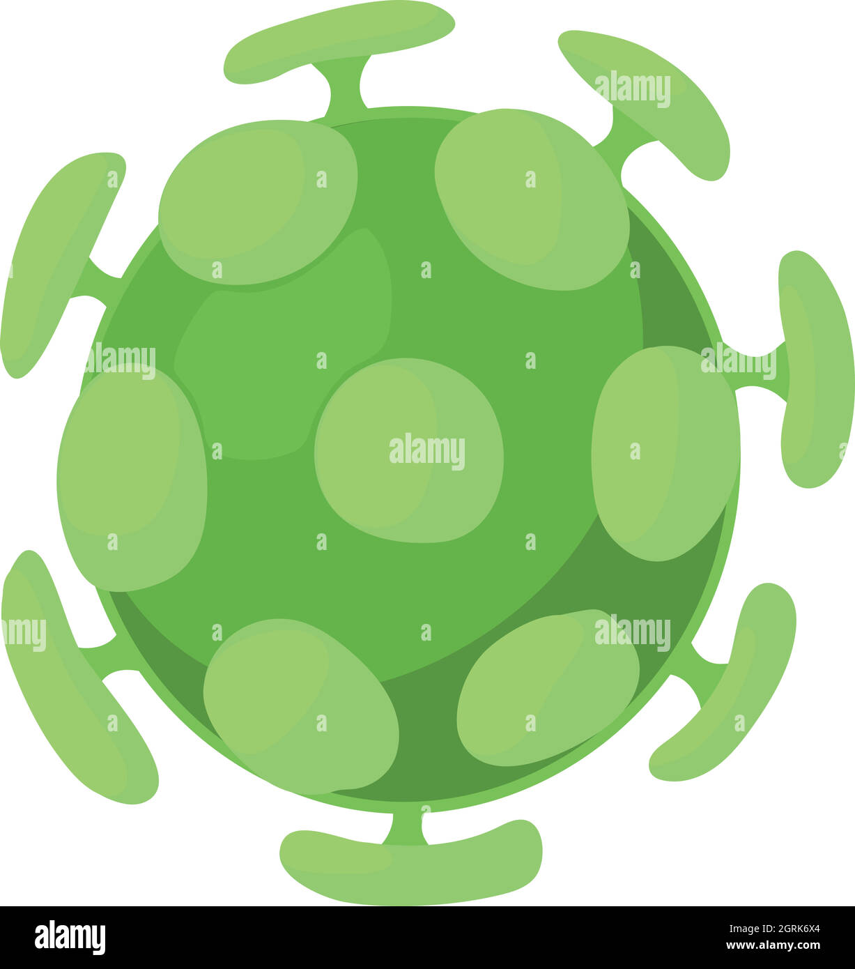 Bacterial cell icon, cartoon style Stock Vector Image & Art - Alamy