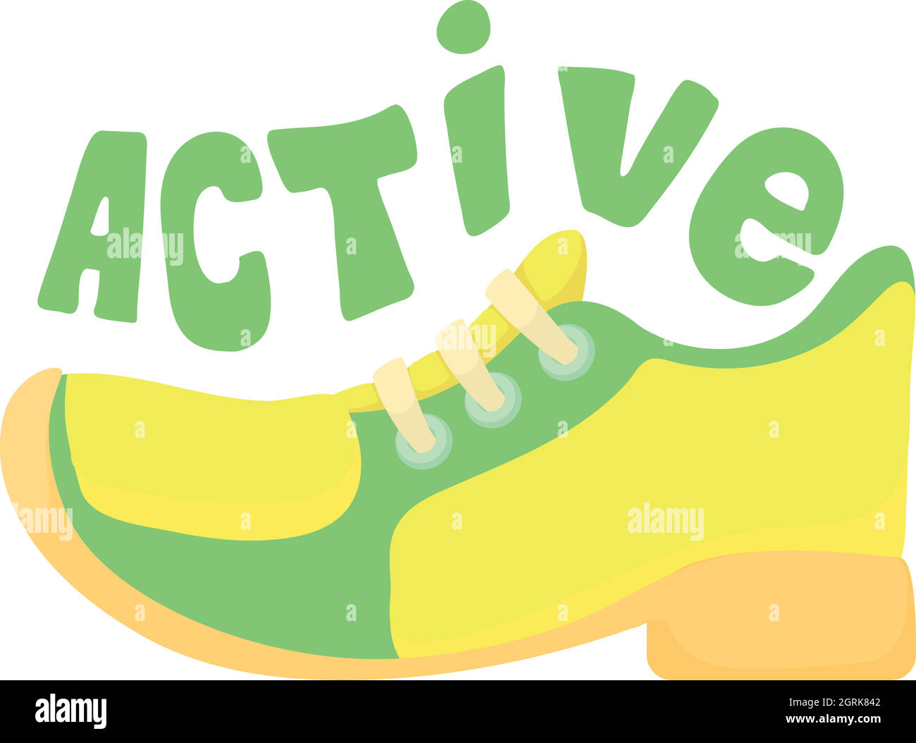 Active walking icon, cartoon style Stock Vector Image & Art - Alamy