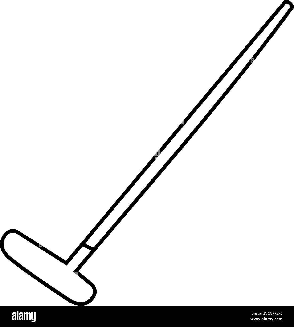 Golf sport clubs icon, outline style Stock Vector Image & Art - Alamy