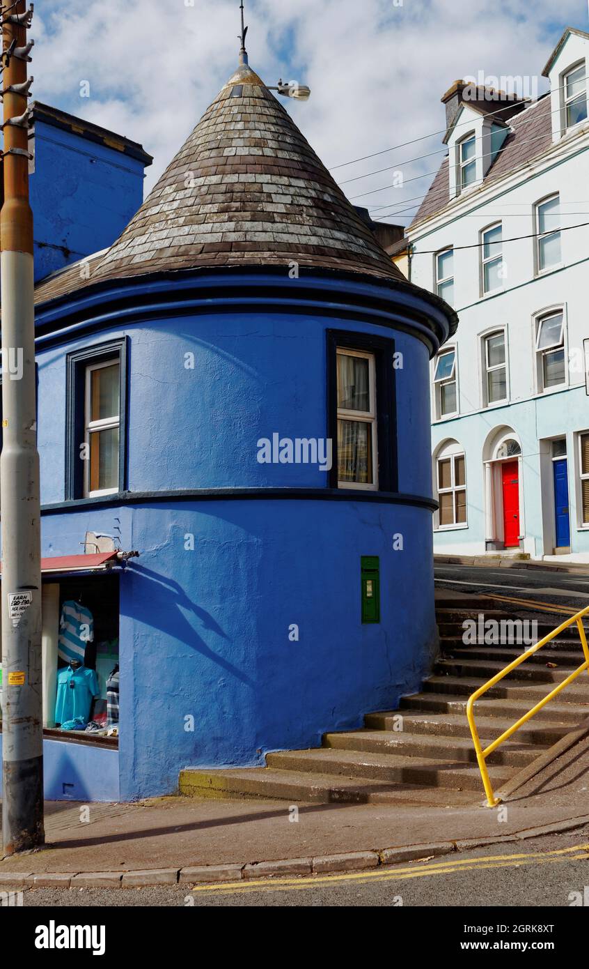 Beautiful and colorful building in the town of Cobh,County Cork ...