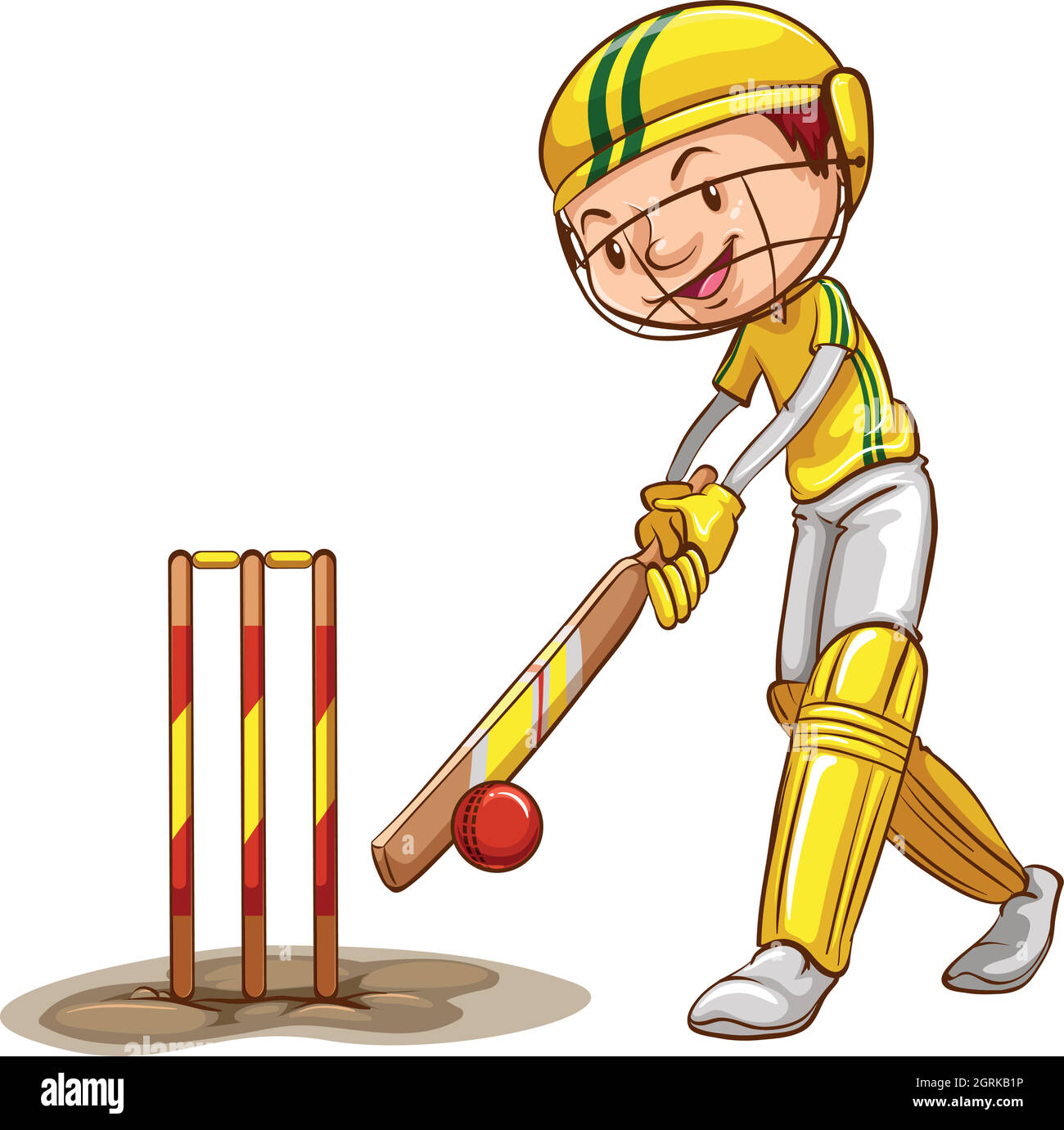 Cricket uniform Cut Out Stock Images & Pictures - Alamy
