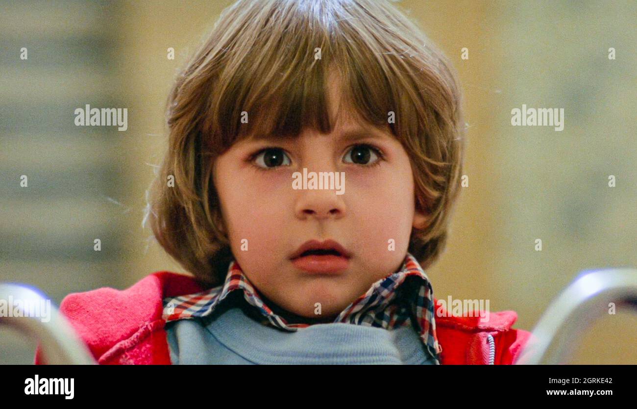 USA. Danny Lloyd in a scene from the (C)Warner Bros film: The Shining (1980). Plot: A family ...