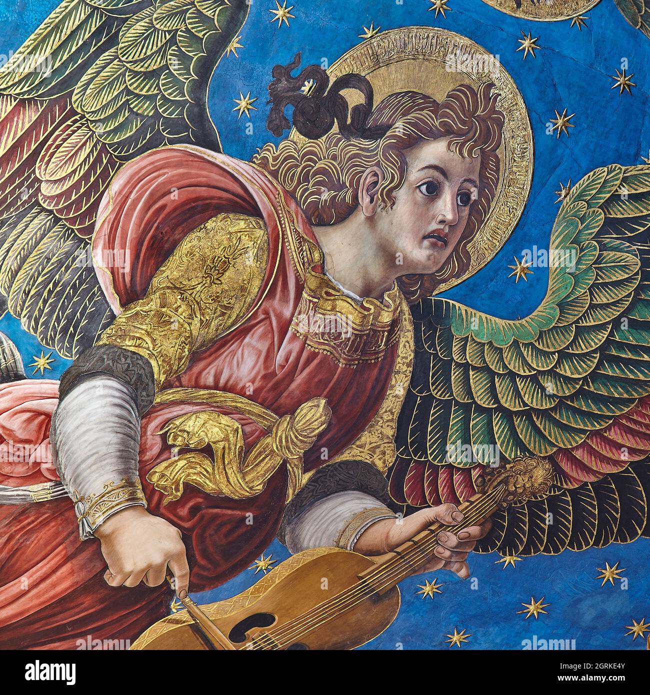 Musician Angels. Cathedral. Valencia. Comunitat Valenciana. Spain Stock ...