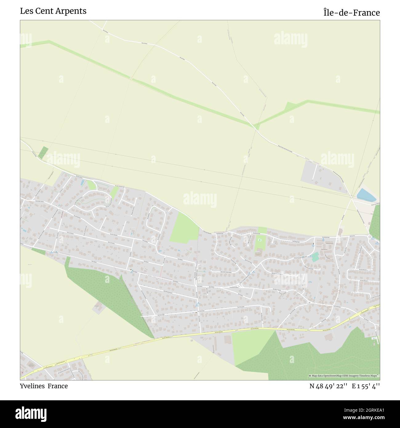 Les Cent Arpents, Yvelines, France, Île-de-France, N 48 49' 22'', E 1 ...
