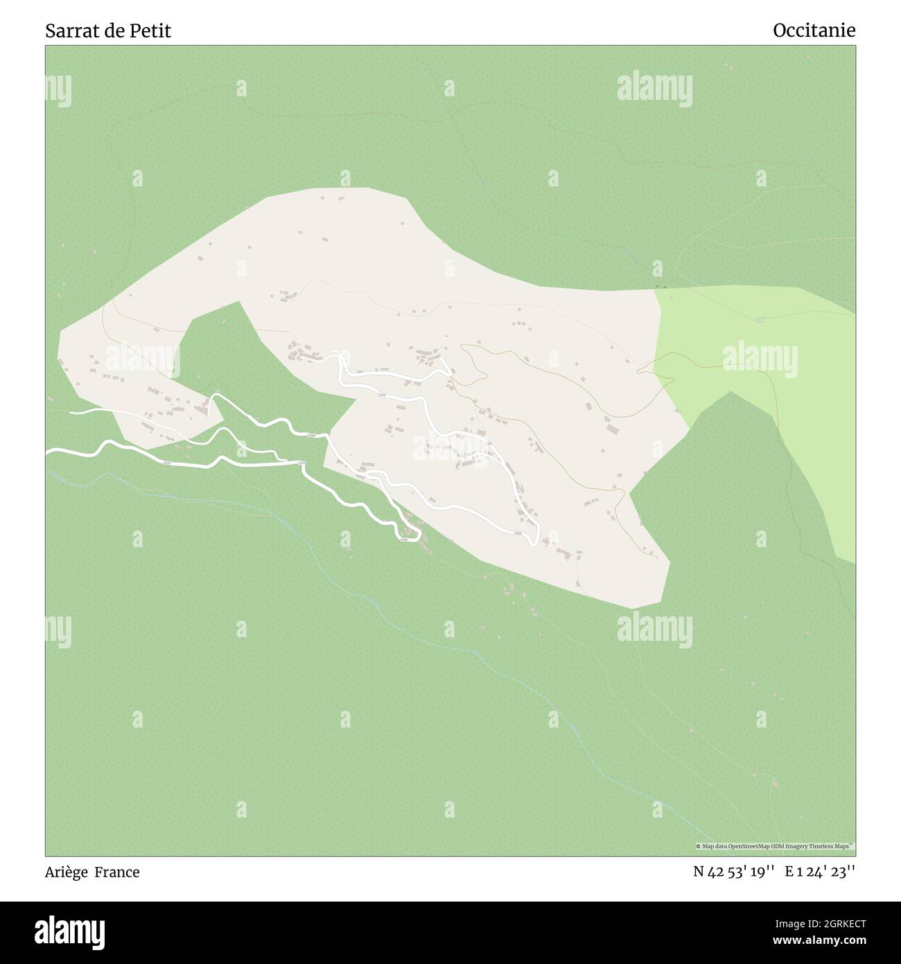 Sarrat de Petit, Ariège, France, Occitanie, N 42 53' 19'', E 1 24' 23 ...