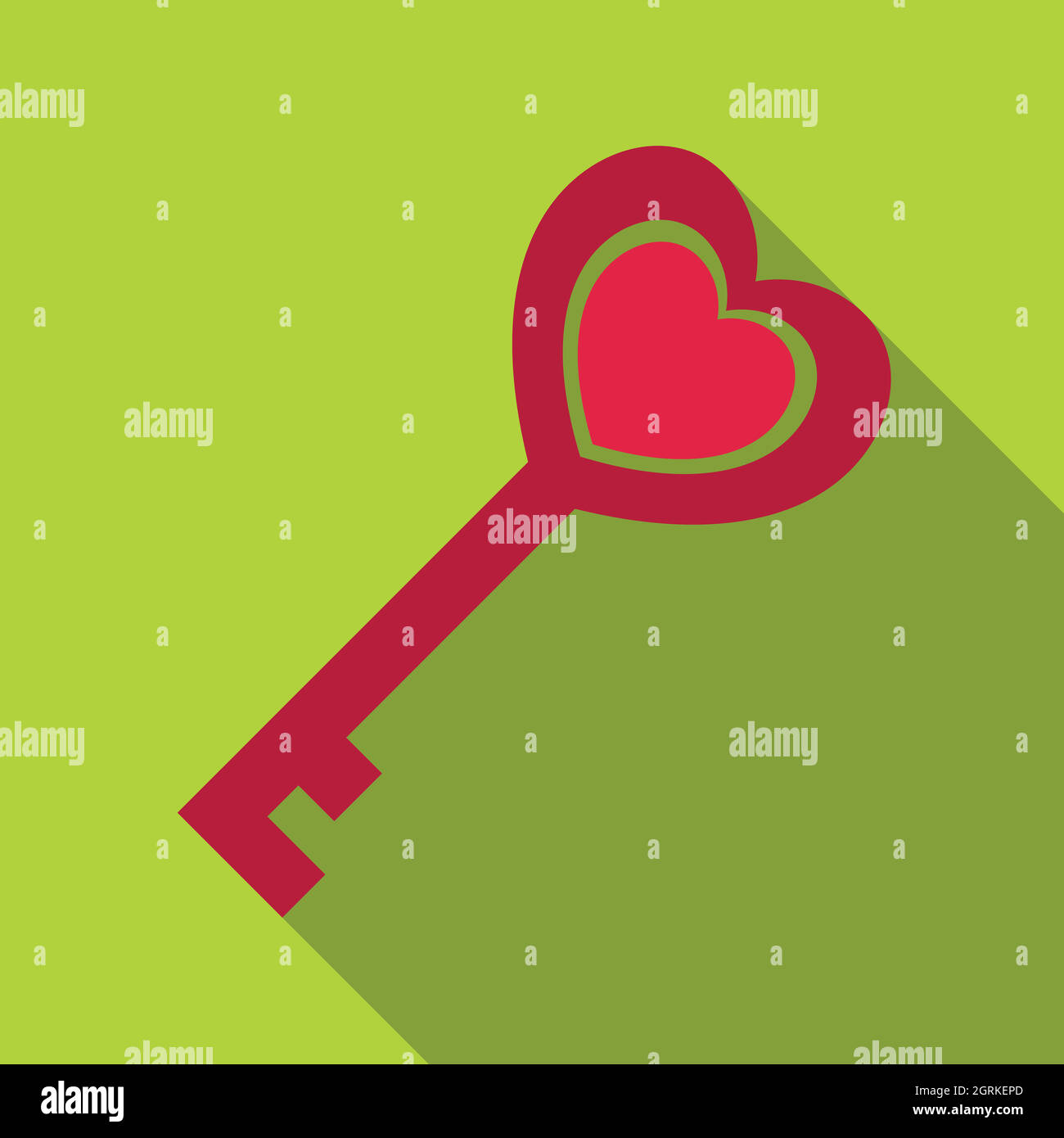 Key to love Stock Vector Images - Alamy
