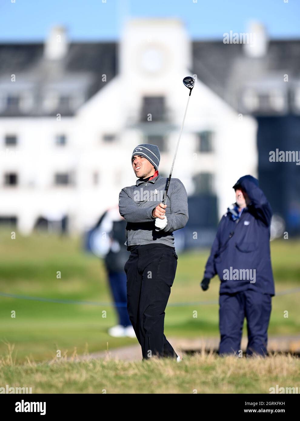 Spain's Javier Ballesteros on the seventeenth during day two of the ...