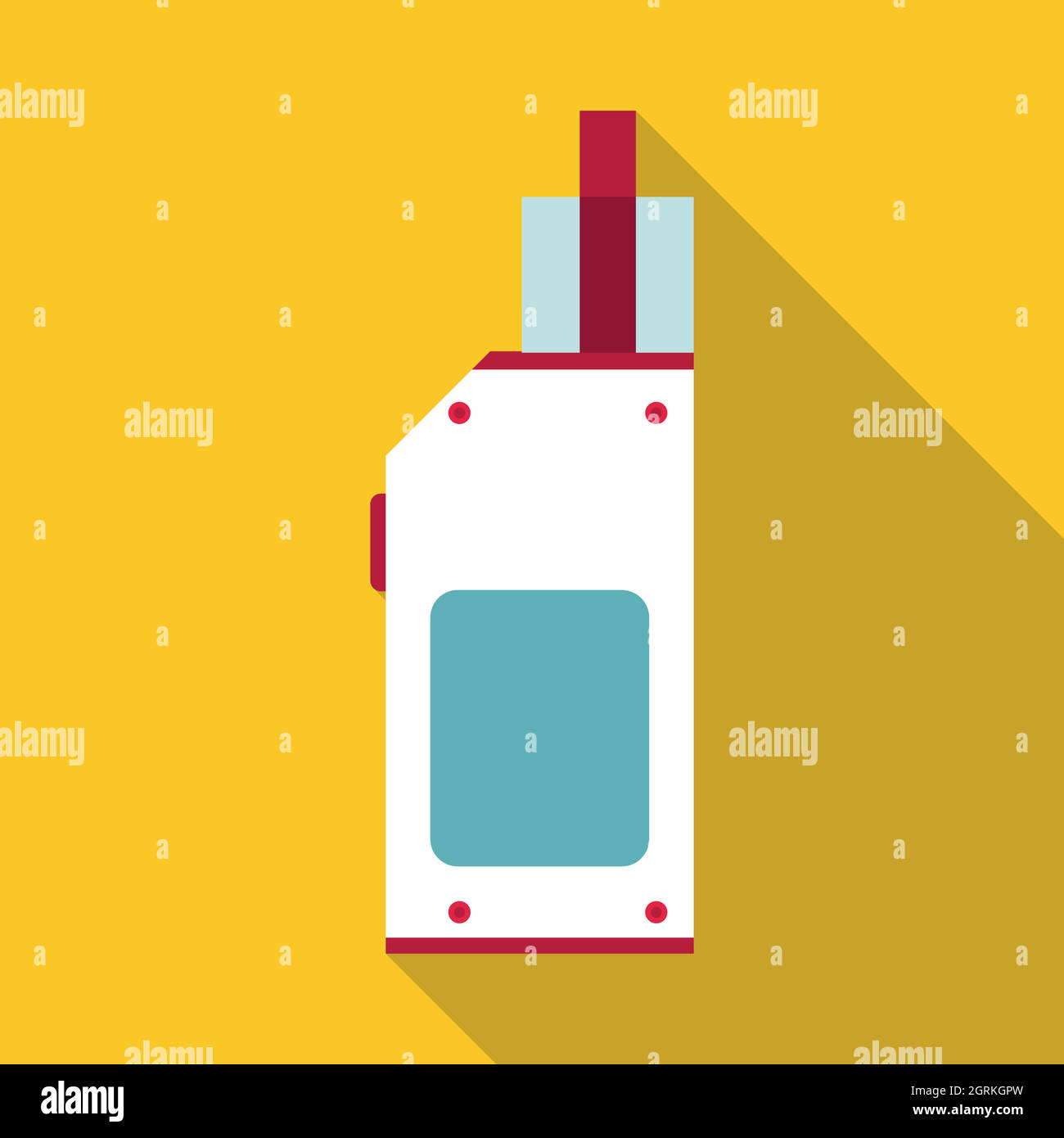 Golf bag icon, flat style Stock Vector Image & Art - Alamy