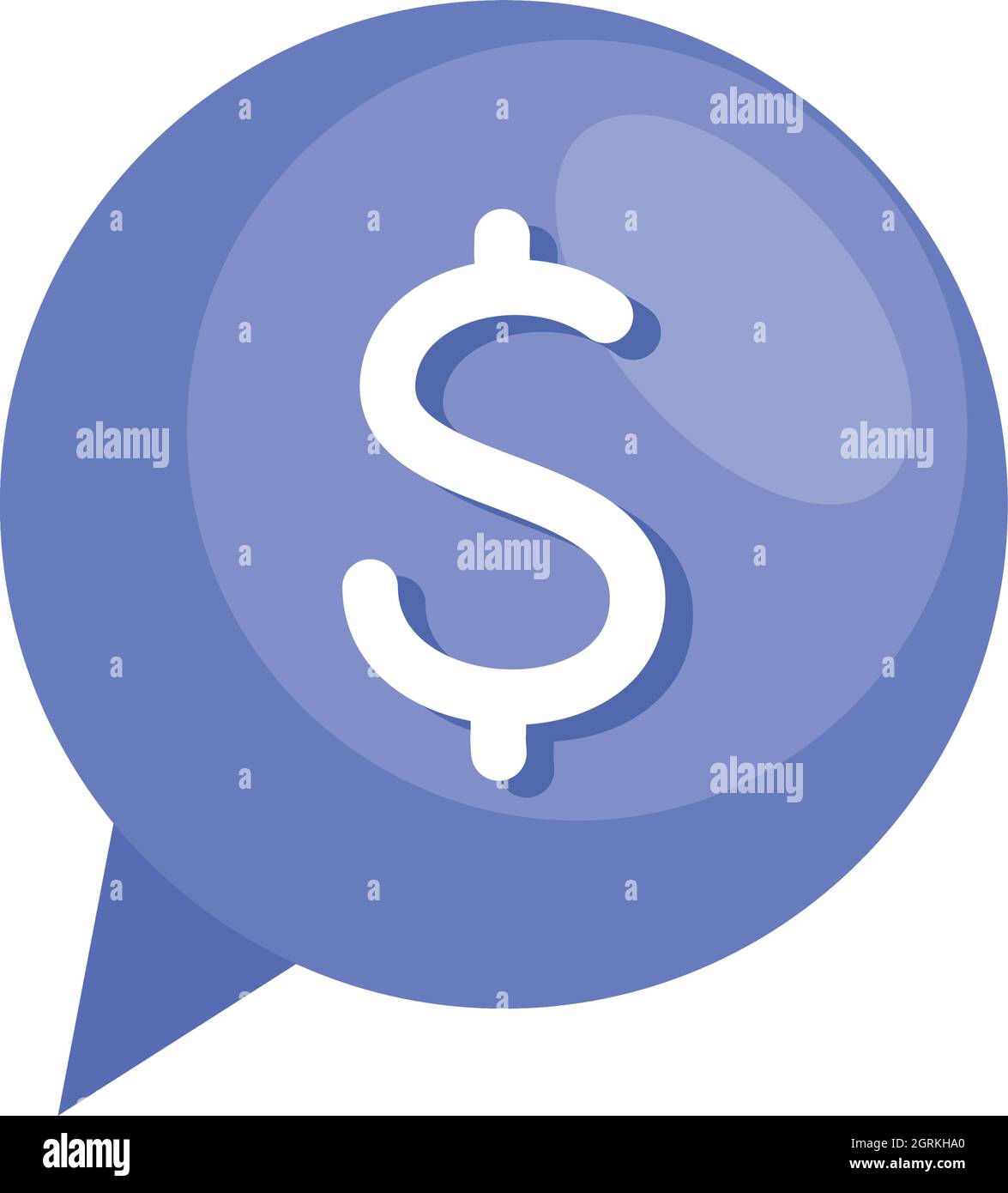 dollar symbol in bubble Stock Vector Image & Art - Alamy