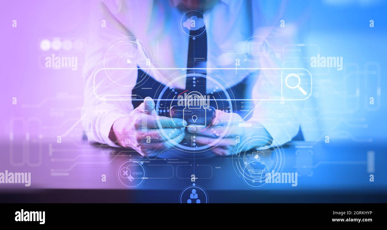 Searching Browsing Internet Data Information Networking Concept with ...