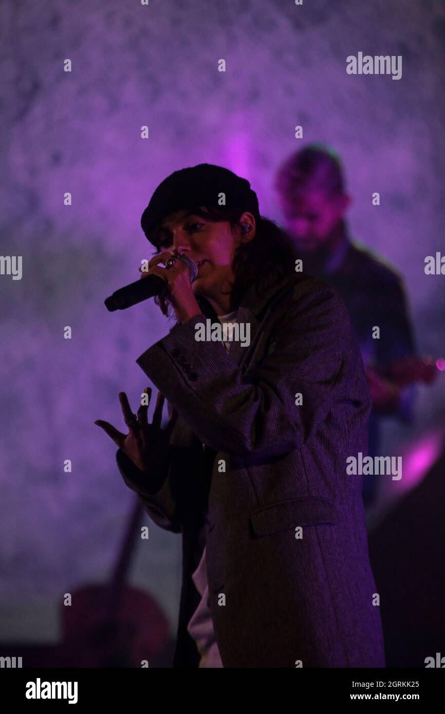 (9/27/2021) Arianna Del Ghiaccio aka Ariete, Italian singer-songwriter ...