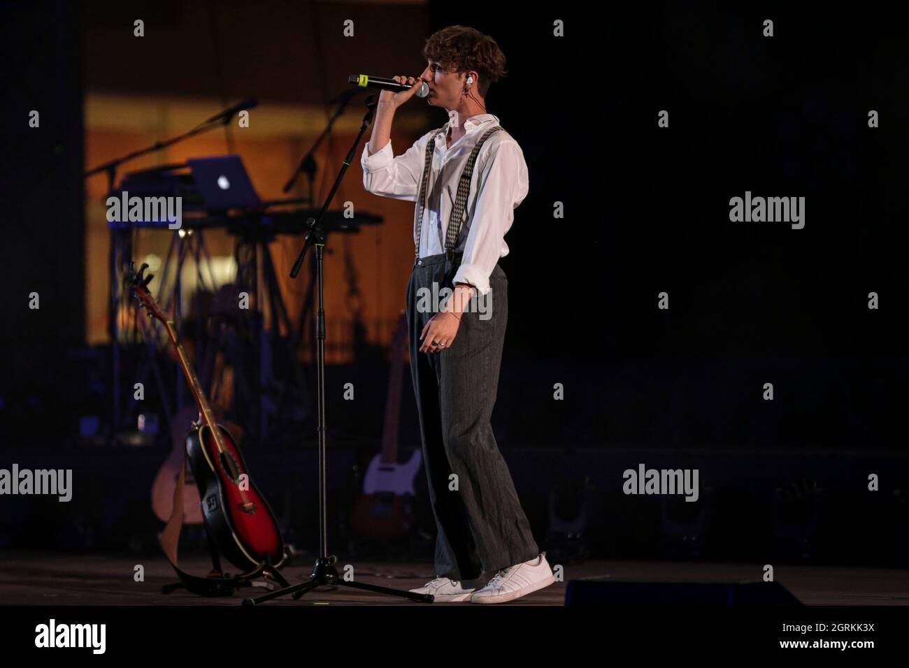 (9/27/2021) Arianna Del Ghiaccio aka Ariete, Italian singer-songwriter ...