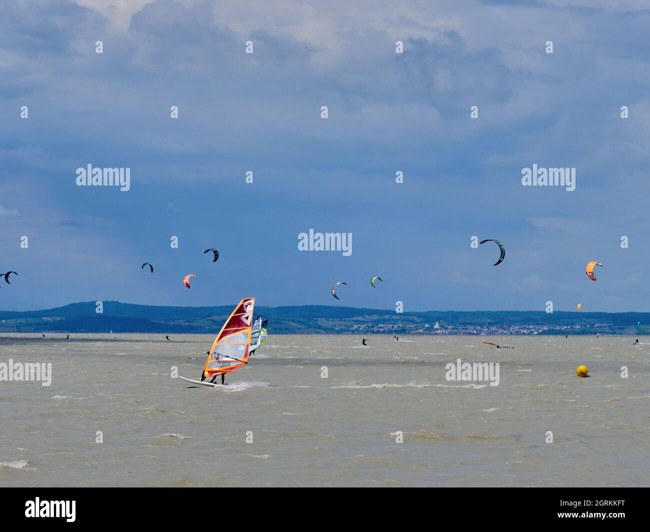 windsurfing fun sports Stock Photo - Alamy