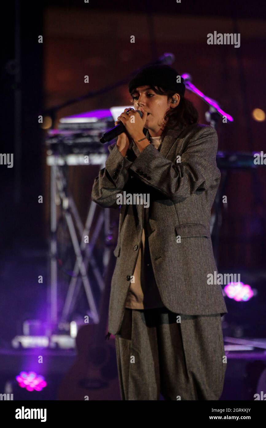 (9/27/2021) Arianna Del Ghiaccio aka Ariete, Italian singer-songwriter ...