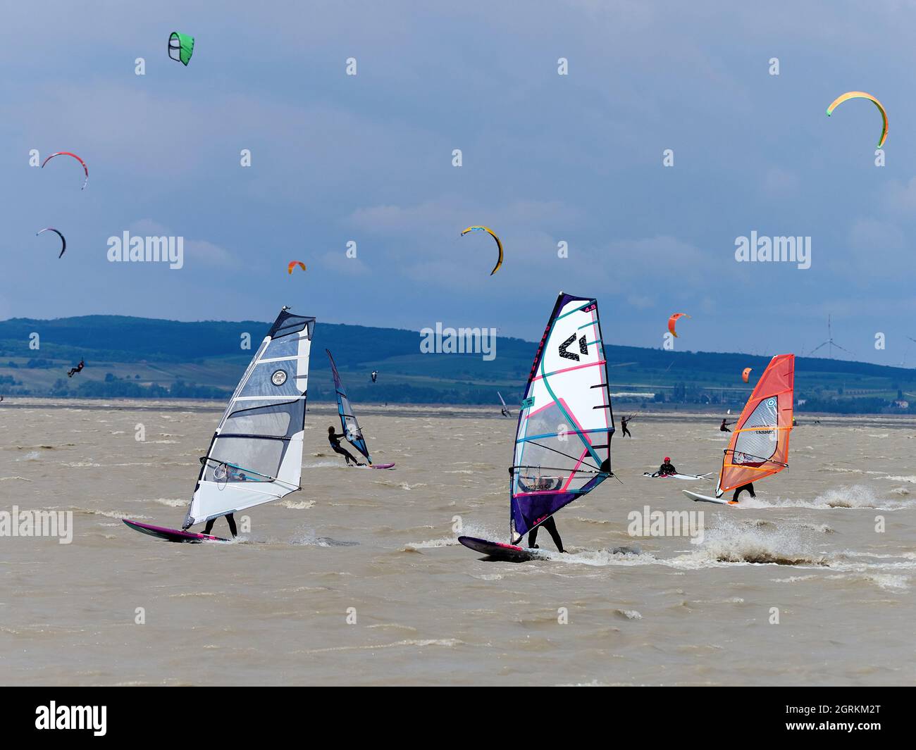 windsurfing fun sports Stock Photo - Alamy