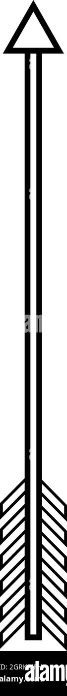 Arrow icon, outline style Stock Vector Image & Art - Alamy