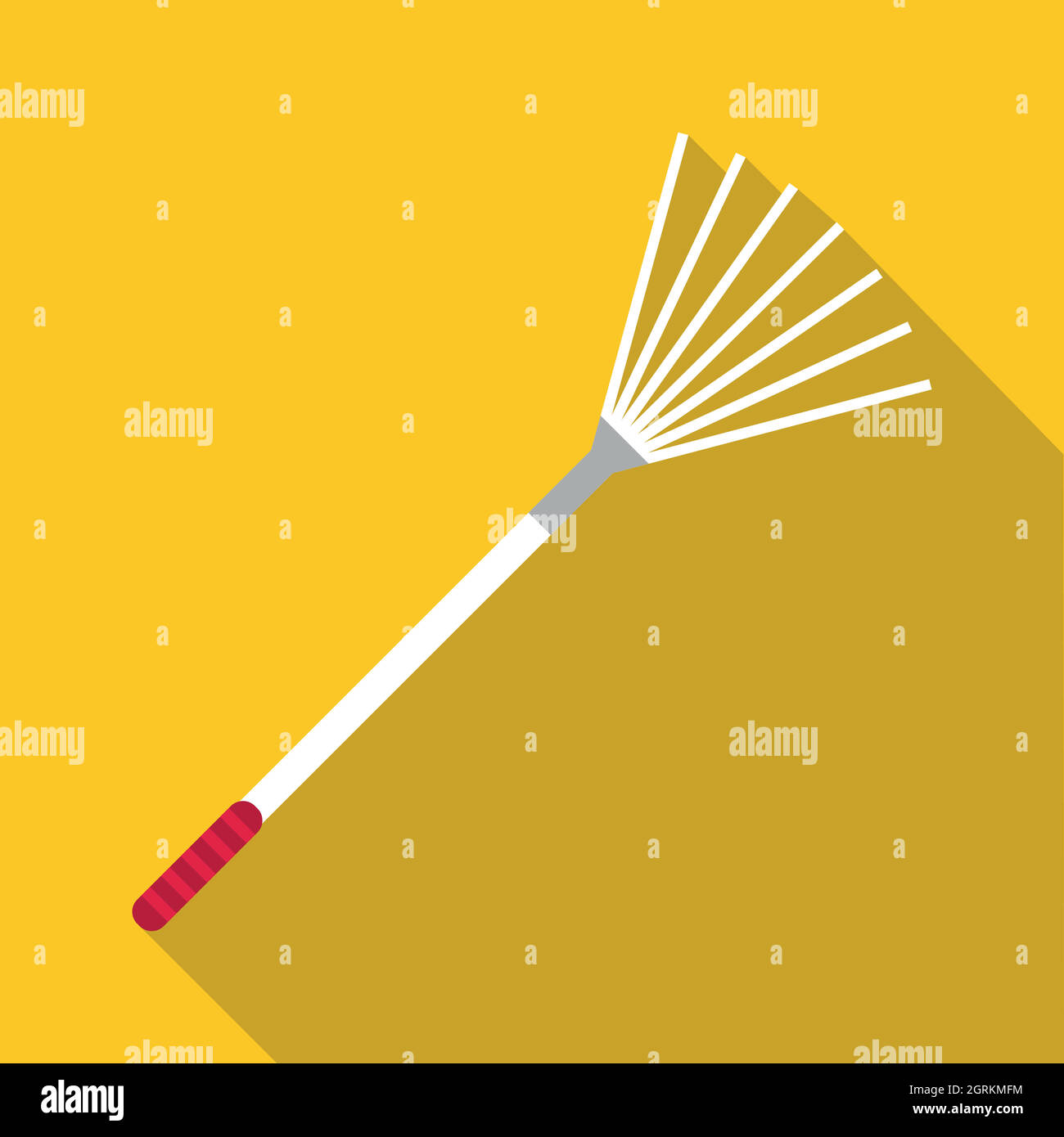 Rake icon, flat style Stock Vector Image & Art - Alamy
