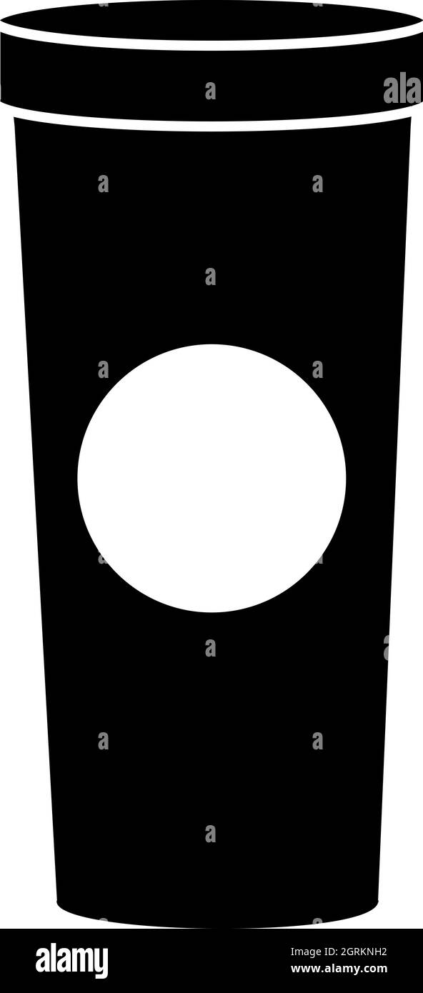 Coffee glass icon, simple style Stock Vector Image & Art - Alamy