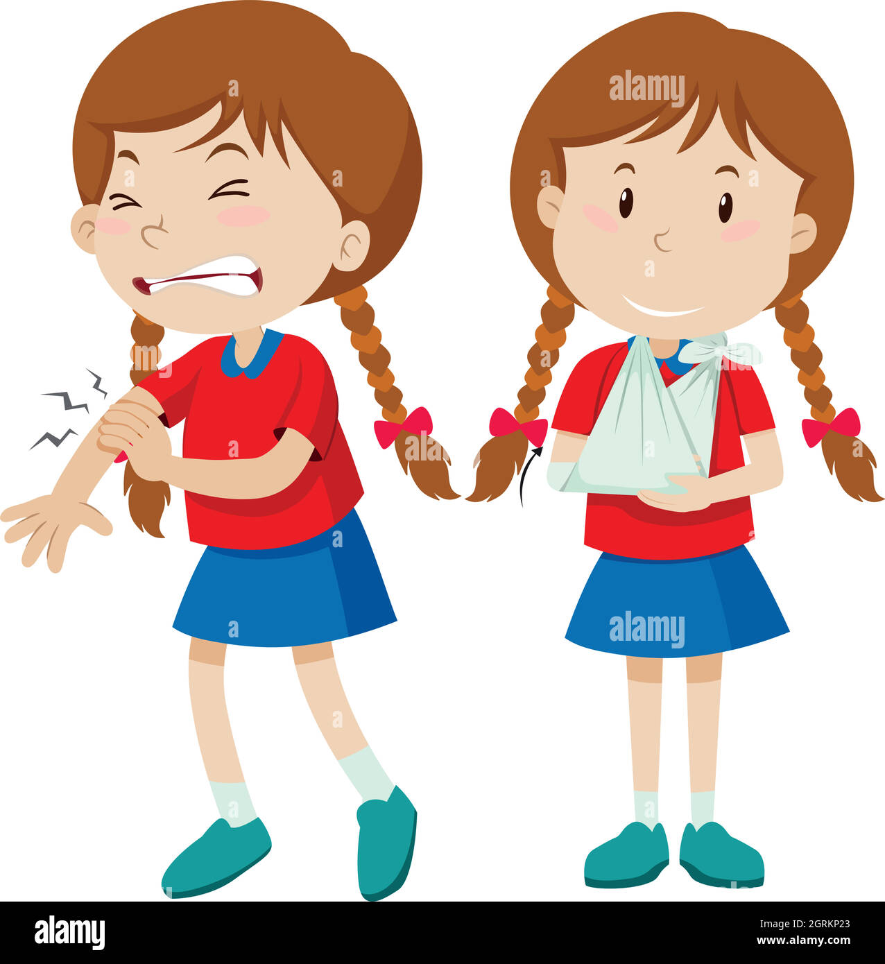 A broken arm Stock Vector Images - Alamy