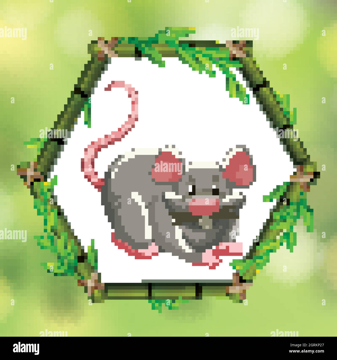 Bamboo frame clipart hi-res stock photography and images - Alamy