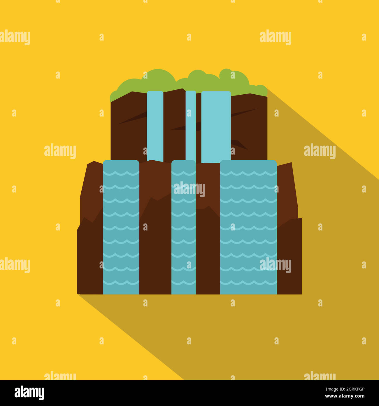 Iguazu falls Stock Vector Images - Alamy