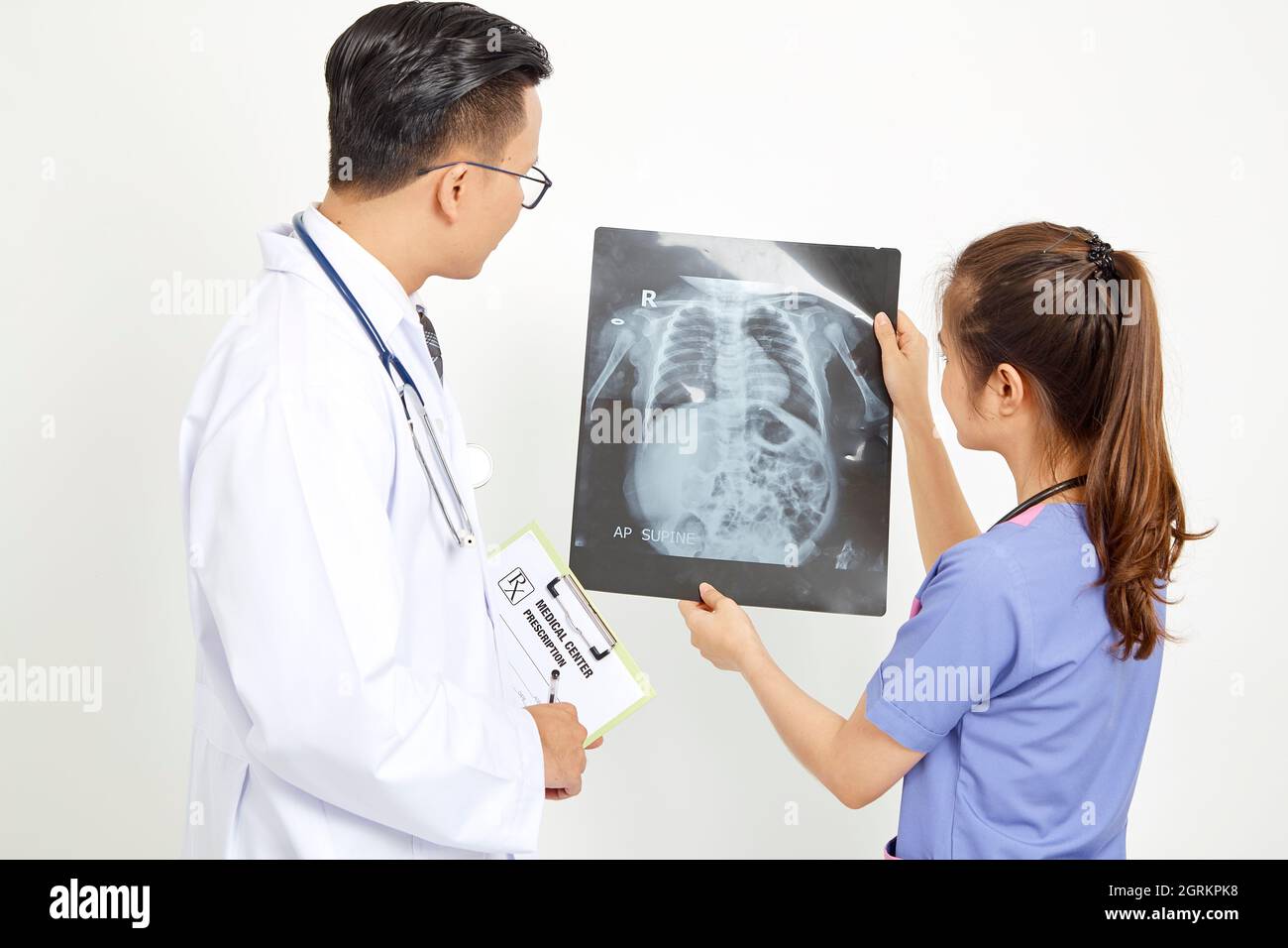Indian doctor holding x ray hi-res stock photography and images - Alamy