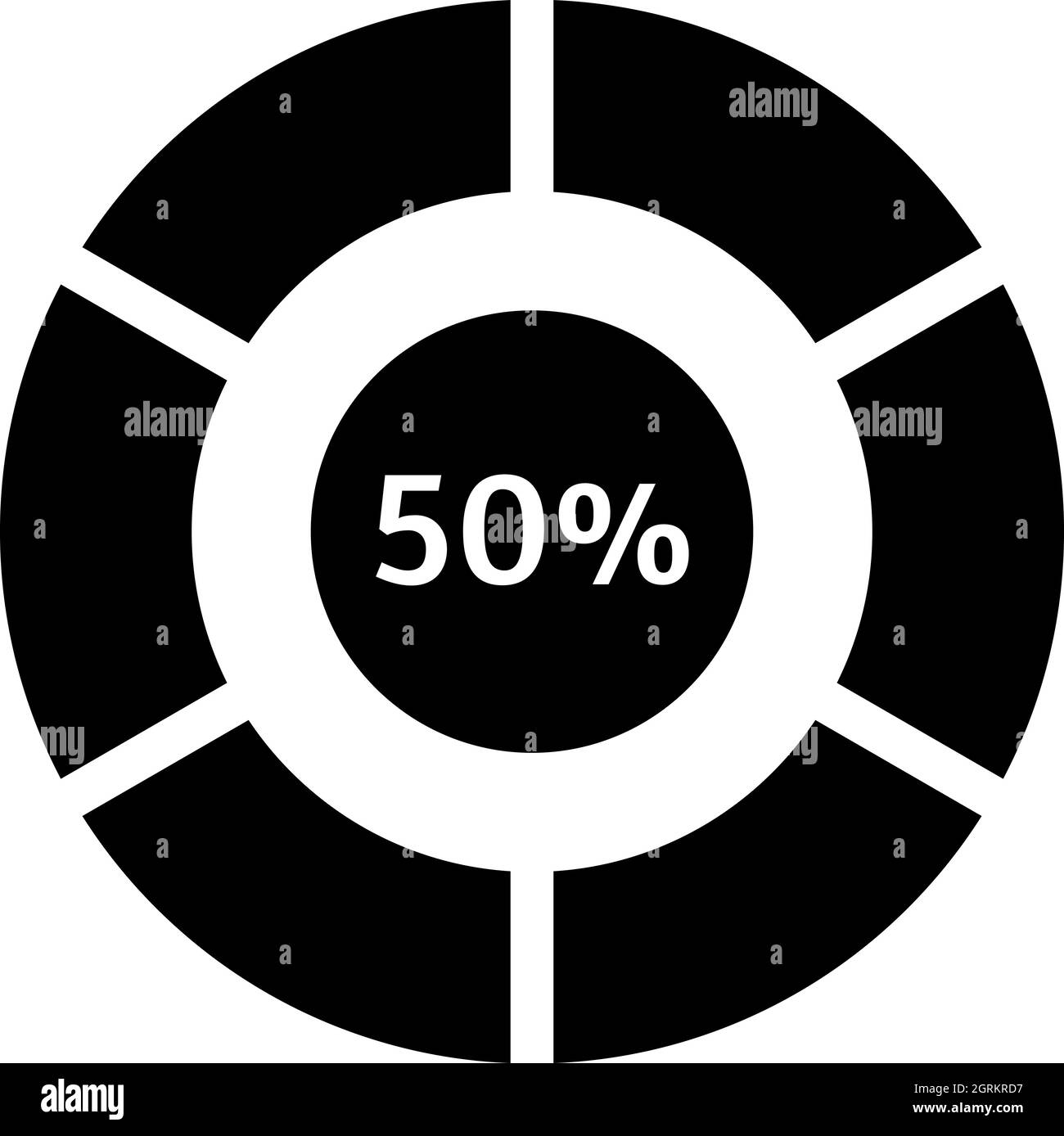 Fifty percent download internet icon, simple style Stock Vector Image ...