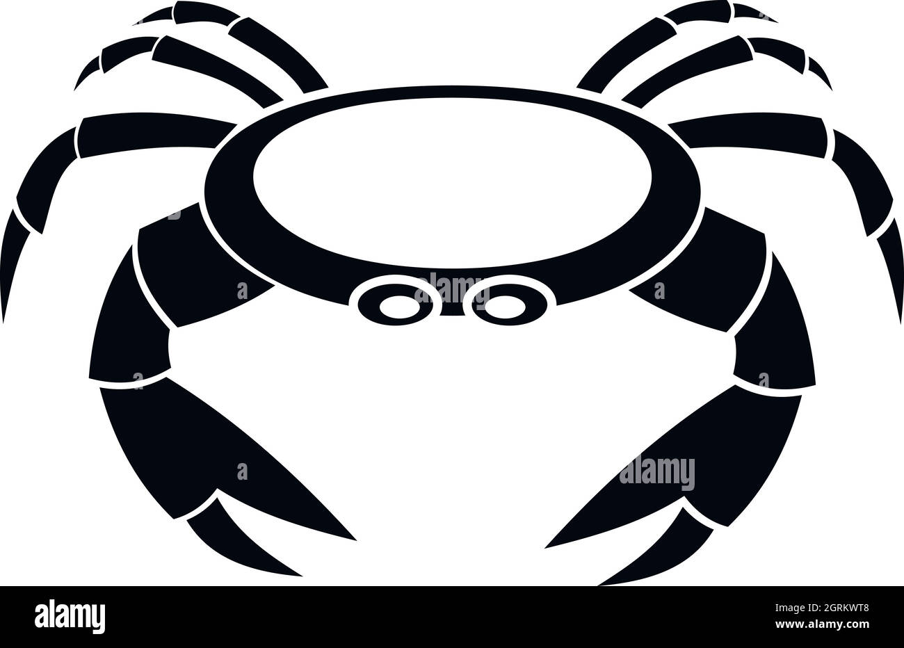 Raw crab icon, simple style Stock Vector Image & Art - Alamy