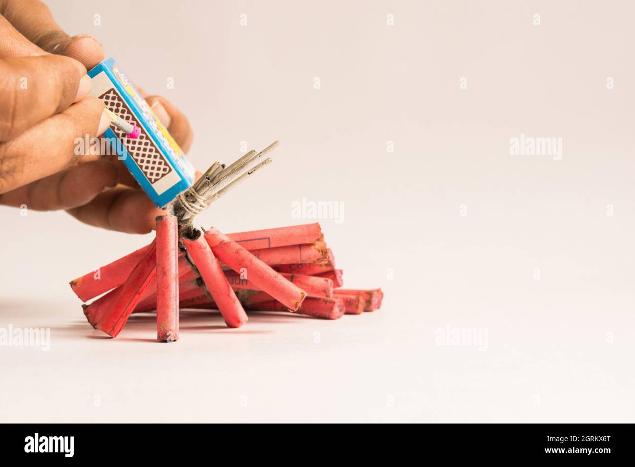 Hand holding firework stick hi-res stock photography and images - Alamy