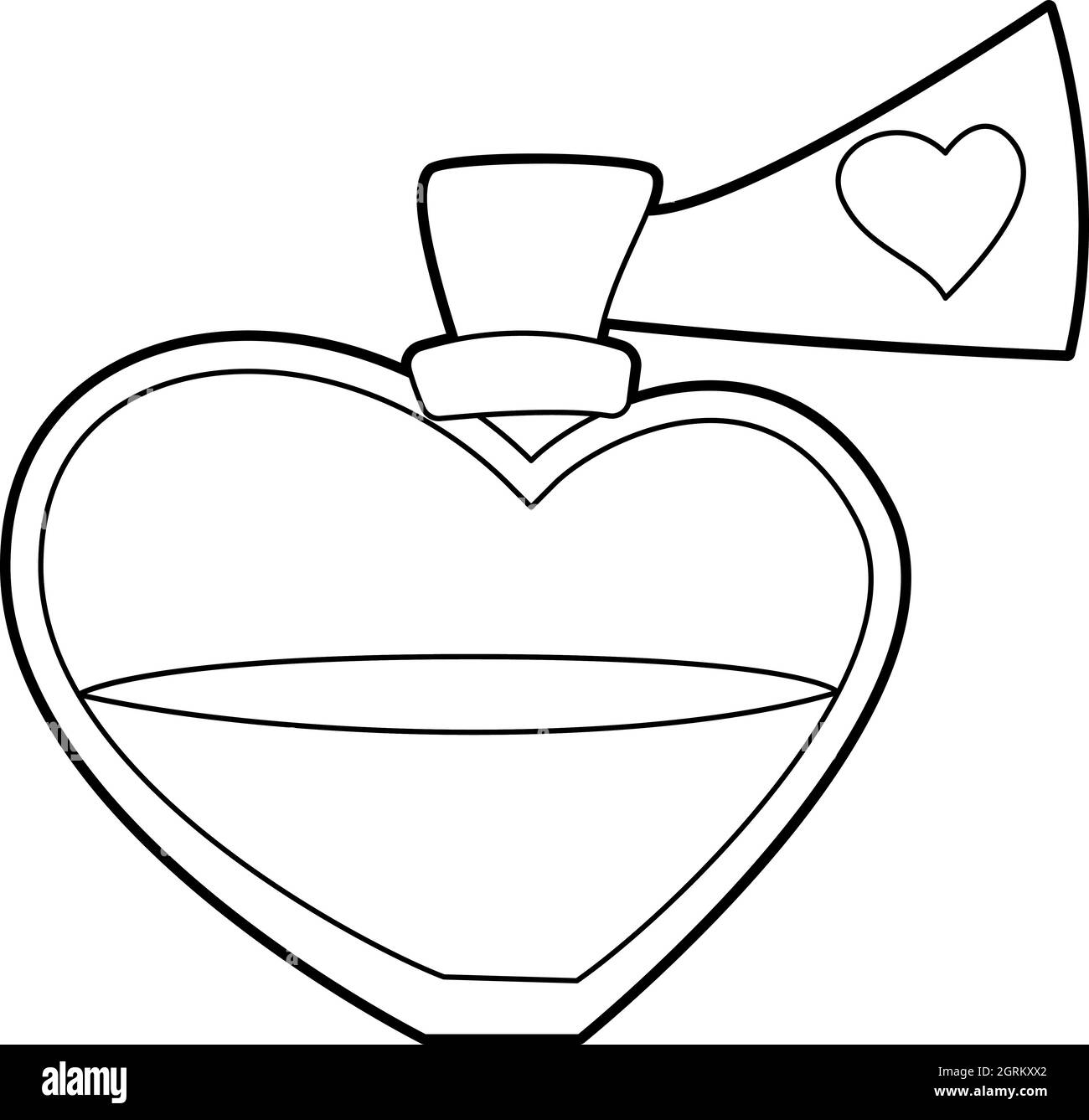 Bubble flask icon outline Stock Vector Images - Alamy