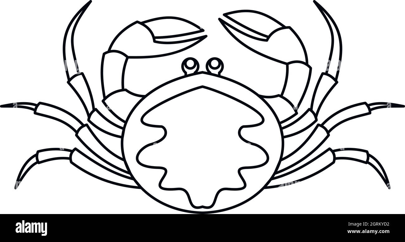 Outline seafood hi-res stock photography and images - Alamy