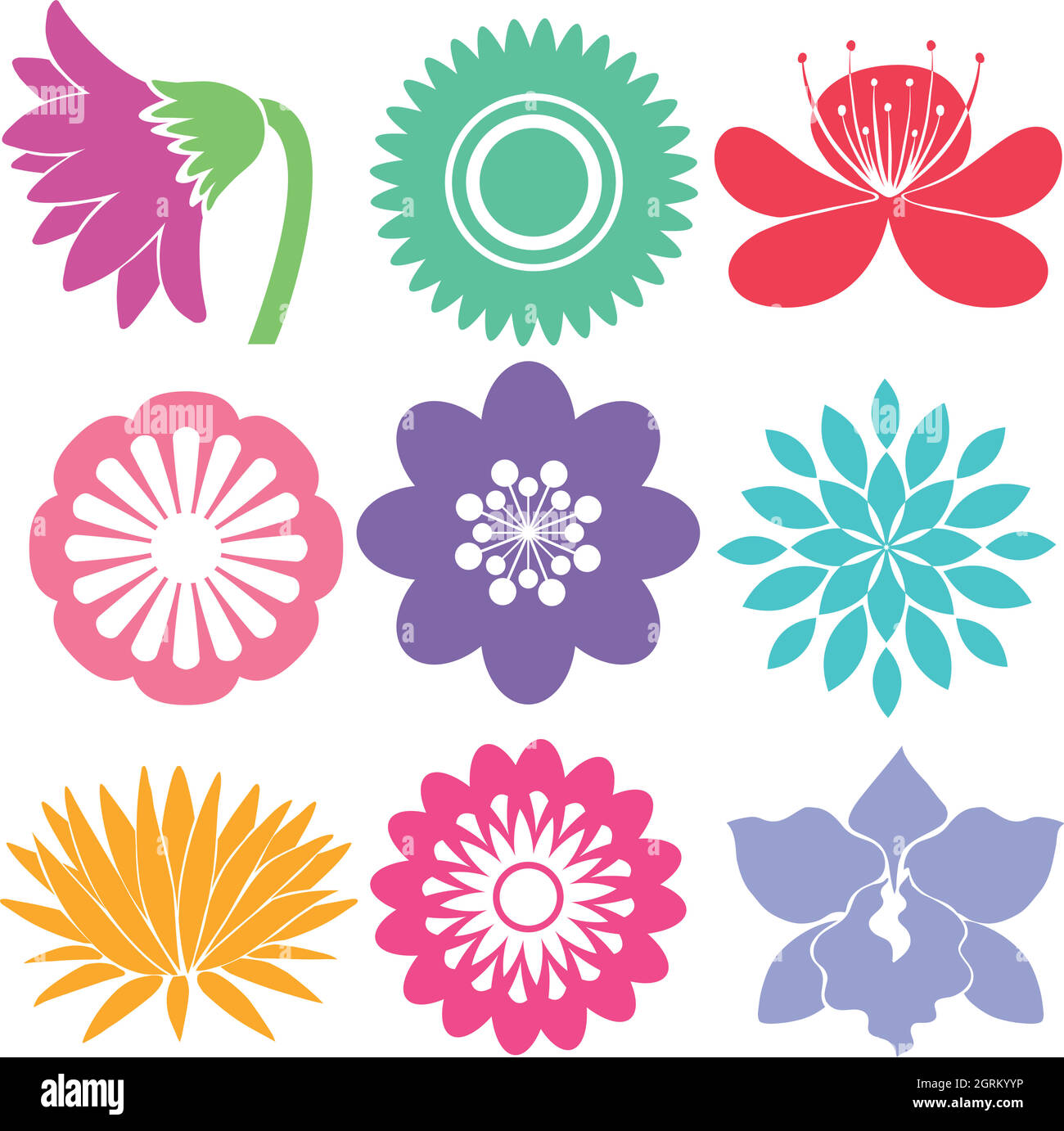 Nine decorations Stock Vector Images - Alamy