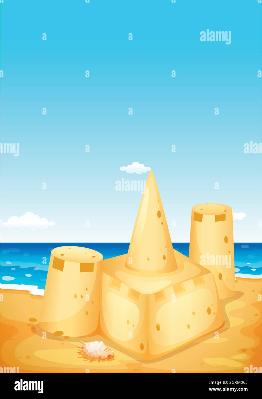 Landscape image sand on Stock Vector Images - Alamy